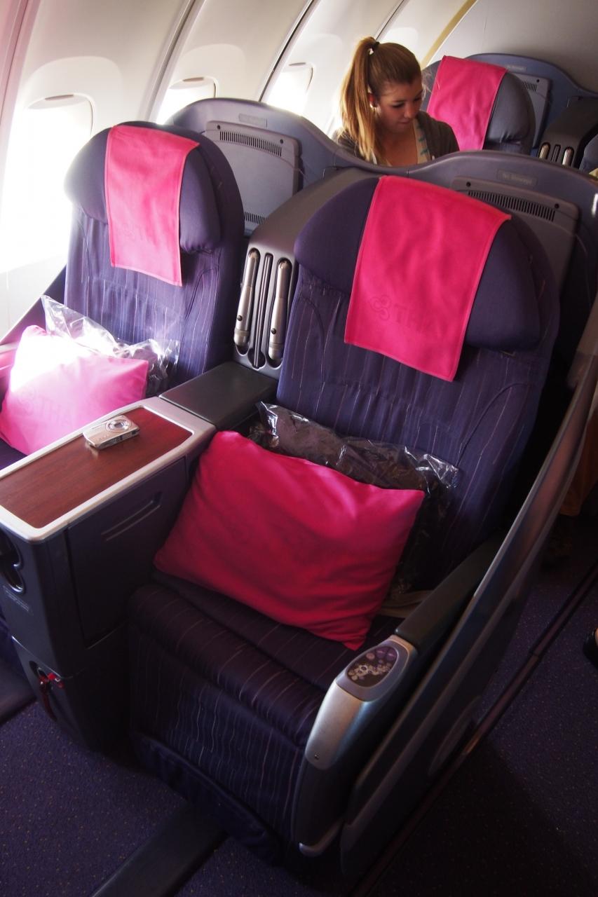 『タイ国際航空 B747-400 ロイヤルシルククラス搭乗記・シドニー-バンコク(TG472) / Review: Thai Airways ...