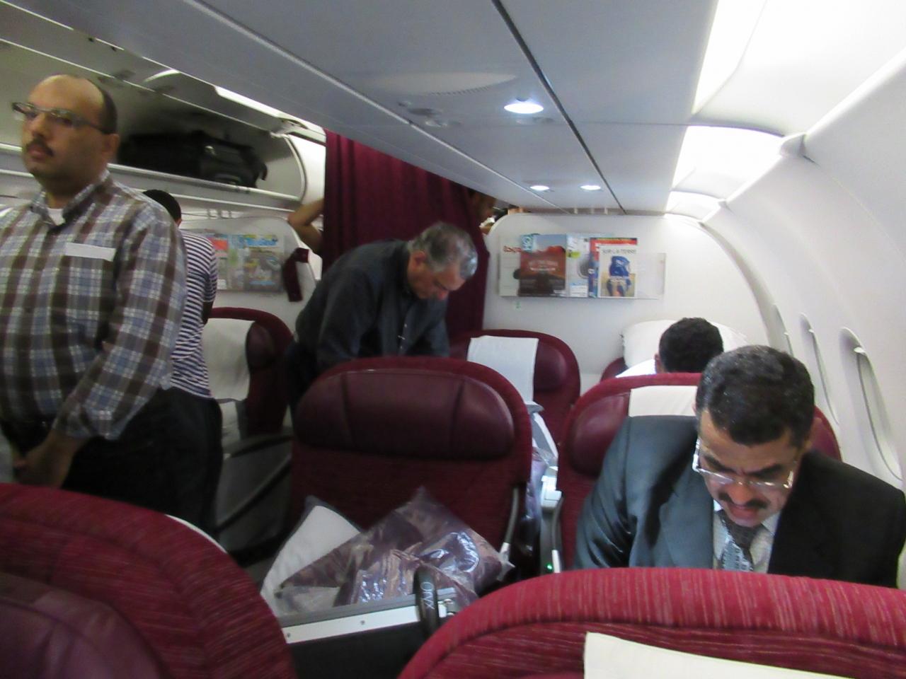 『カタール航空 A320-200 リージョナル・ファーストクラス搭乗記・ドーハ-カイロ(QR1305) + 1日乗り継ぎでギザのピラミッド見学 ...