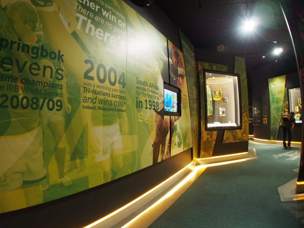 『南アフリカの国技：ラグビーの博物館 The Springbok Experience Rugby Museum（ケープタウン／南アフリカ ...