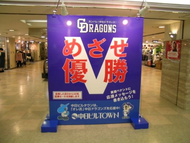 中日ドラゴンズ in ナゴド観戦記(2004シーズン 優勝 中日ドラゴンズ in ナゴド観戦記(2004シーズン 優勝