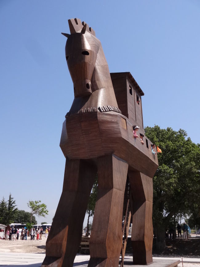 『修復なったトロイの木馬』トロイ遺跡周辺トルコの旅行記・ブログ By 旅する人さん【フォートラベル】
