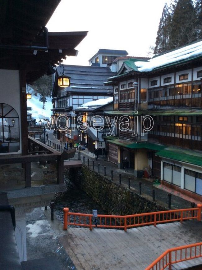 『春浅い雪の残る銀山温泉』新庄山形県の旅行記・ブログ By Voiseyajpさん【フォートラベル】
