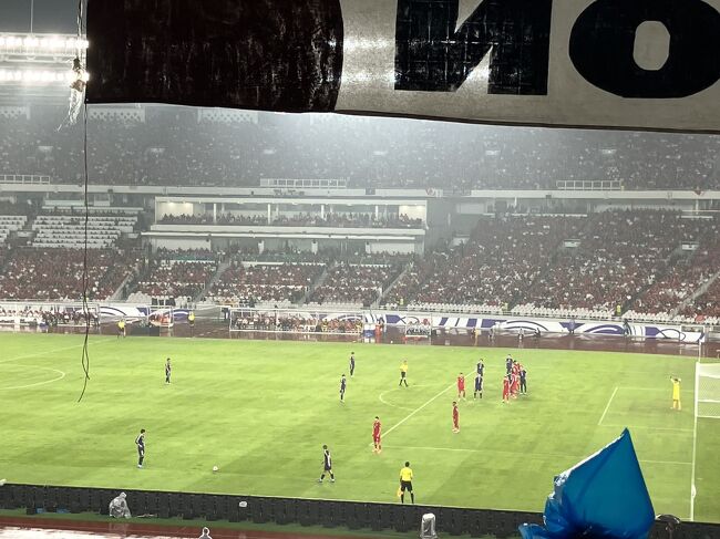 ジャカルタ編】2024サッカーワールドカップアジア最終予選 インドネシアvs日本(ゲロラブンカルノスタジアム)』ジャカルタインドネシアの